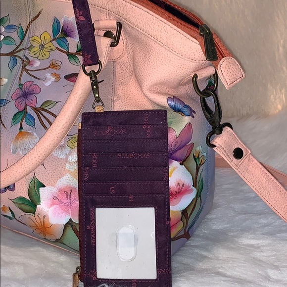 Anuschka | Bags | Anuschka Artisan Purse Bag Nwt Butterflies Flowers ...